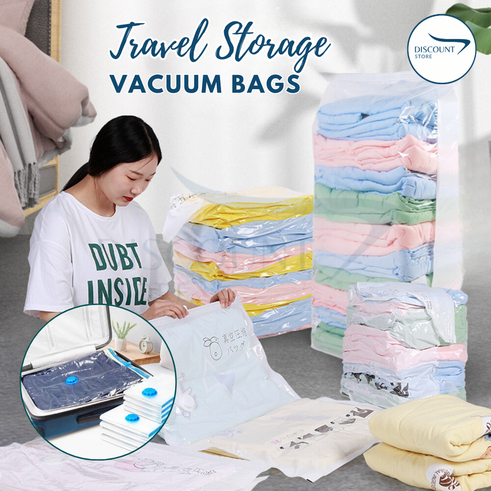 Space Saving Vacuum Storage Bag With Suction Pump - (IMPORTED ...